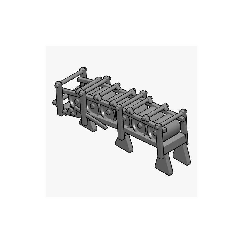 Mk.3 Mod.1 release track for Mk.7 depth charges (x2)