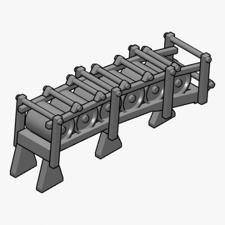 Mk.3 Mod.1 release track for Mk.7 depth charges (x2)