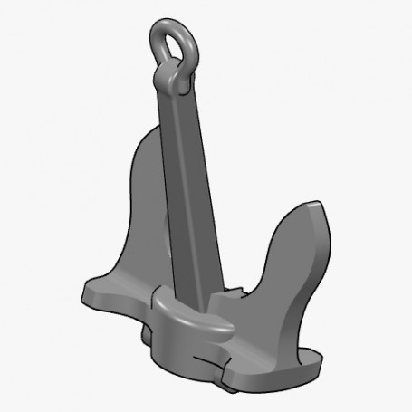 U.S. Navy destroyer anchors (x6)