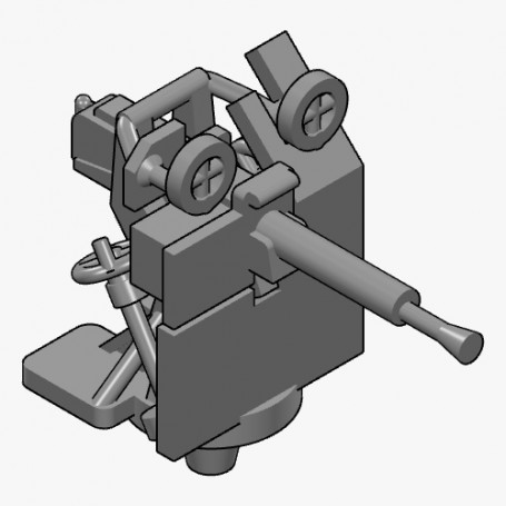 Canon Pom Pom de 2 pdr. Mk.VIII sur affût Mk.VII (x8)