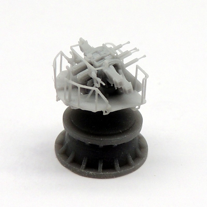 Canon Pom Pom de 2 pdr. Mk.VIII sur affût Mk.VII quadruple (x3)