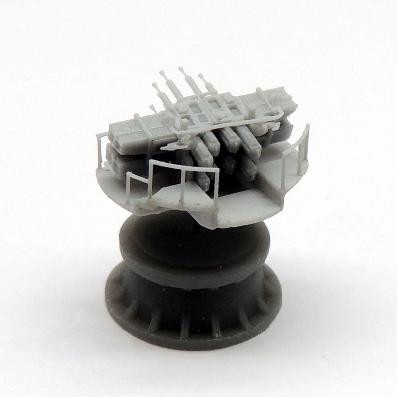 Canon Pom Pom de 2 pdr. Mk.VIII sur affût Mk.V octuple (x2)