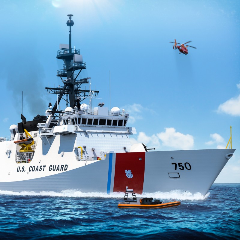 USCGC Bertholf WMSL-750 Coque Coque complète