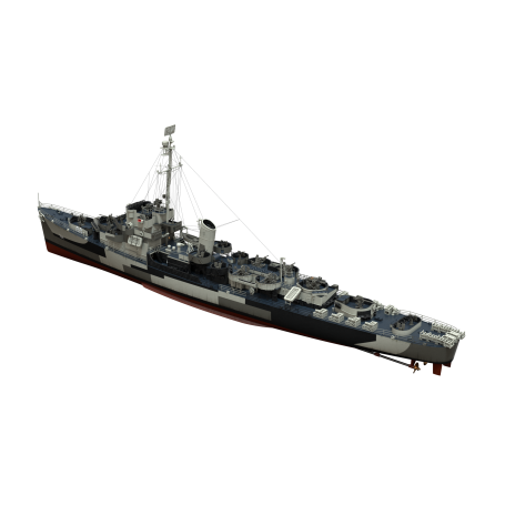 Cannon class Destroyer Escort improved AA fit Hull Full hull