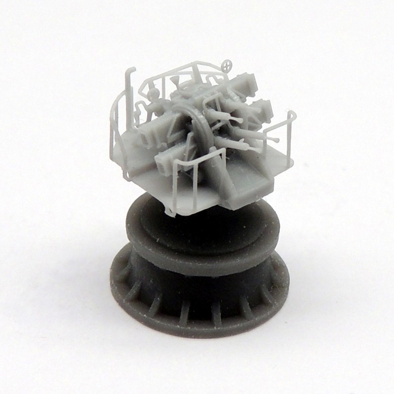 Canon Pom Pom de 2 pdr. Mk.VIII sur affût Mk.VII quadruple (x3)