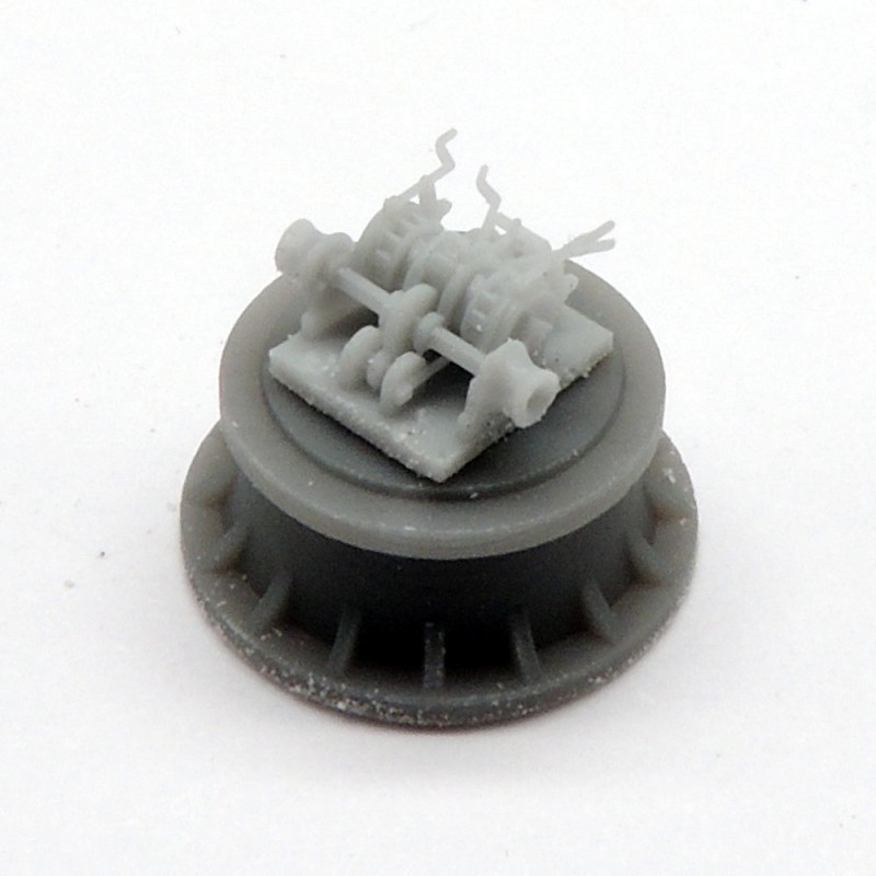 Set of five Royal Navy WWII windlasses.