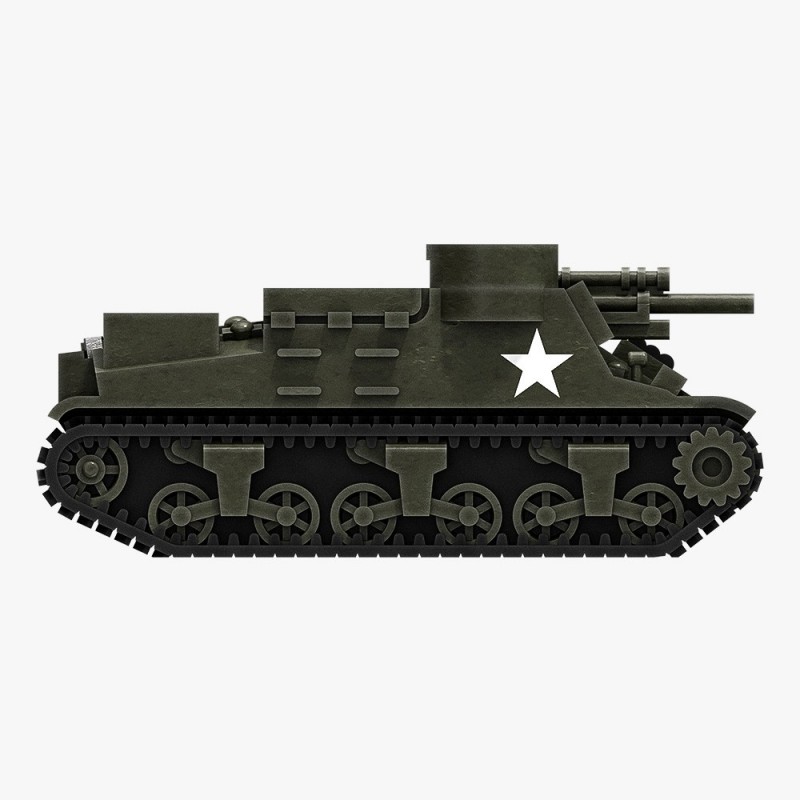 M-7 Priest 105mm self propelled gun (x4)