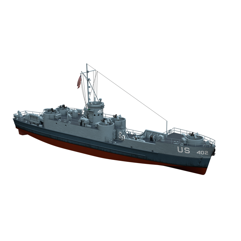 Landing Craft Infantry Large LCI(L) center ramp version