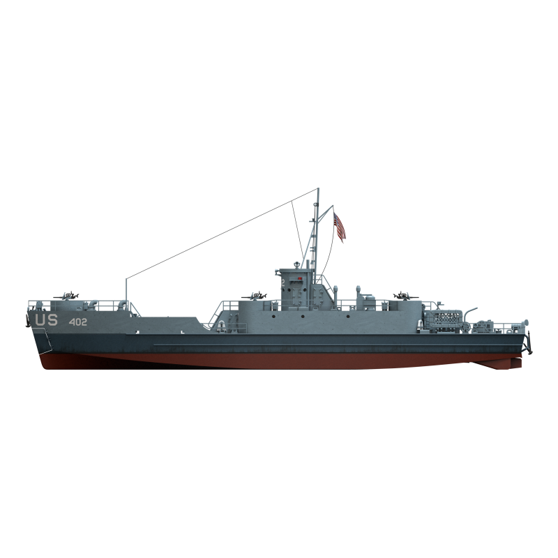 Landing Craft Infantry Large LCI(L) - Bow ramp version
