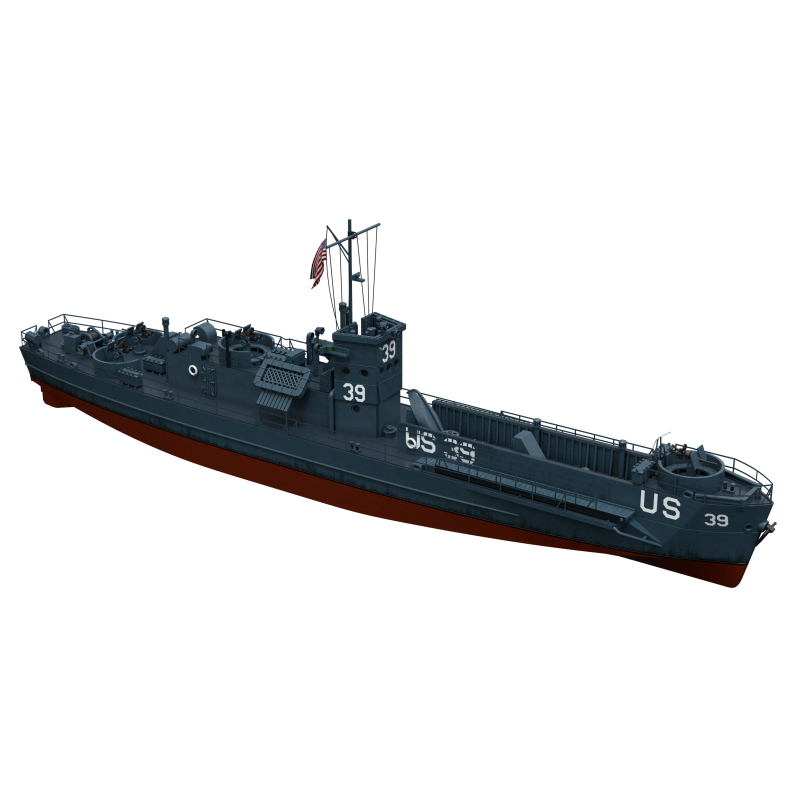 Landing Craft Infantry Large LCI(L) - 1-349 class US version