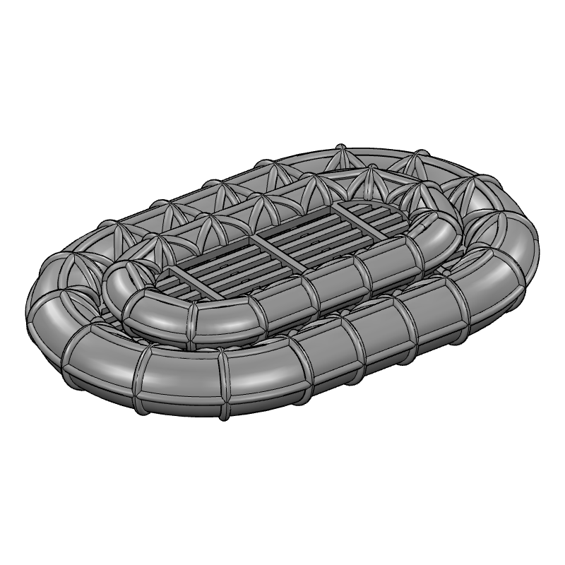 Royal Navy Stacked n°20/18 Carley floats (x5)