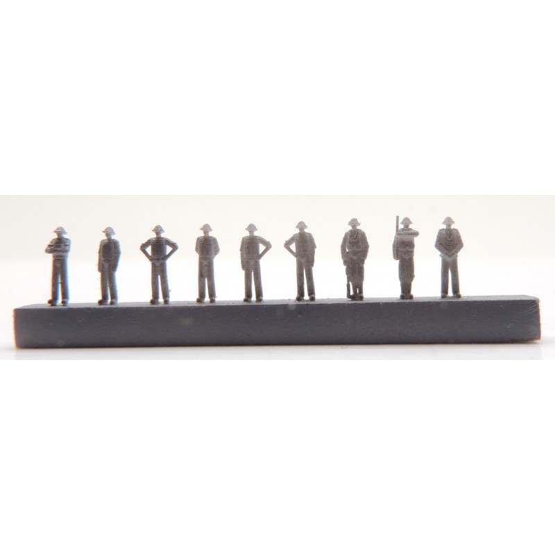 Marine Nationale Colonial uniform figure set 1 (x 96)