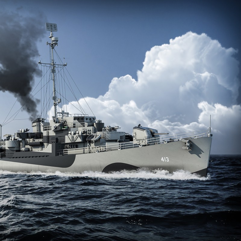 John C. Butler class Destroyer Escort (early career version)