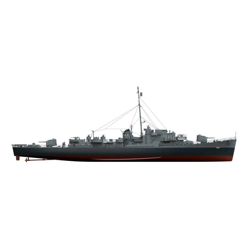 John C. Butler class Destroyer Escort (late career version)