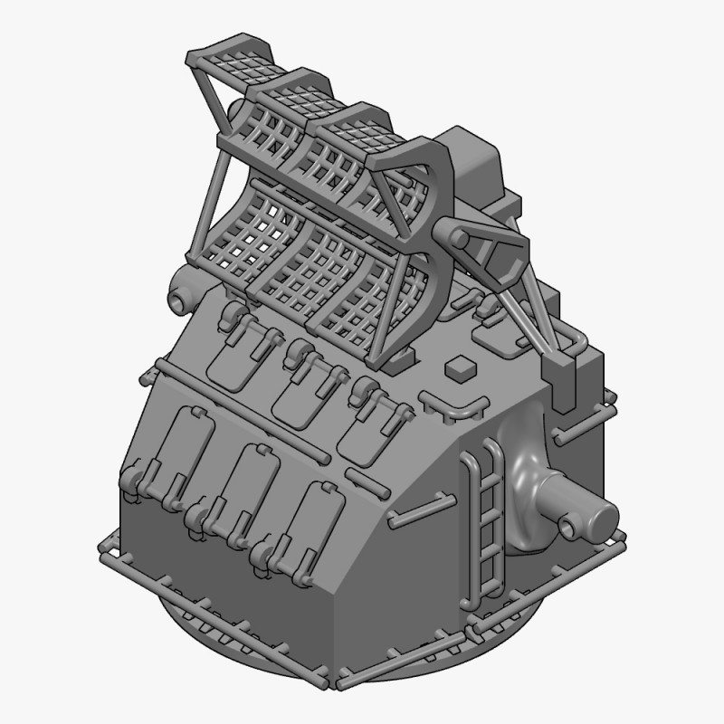 Mk.37 gun director with Mk.4 antenna (x2)
