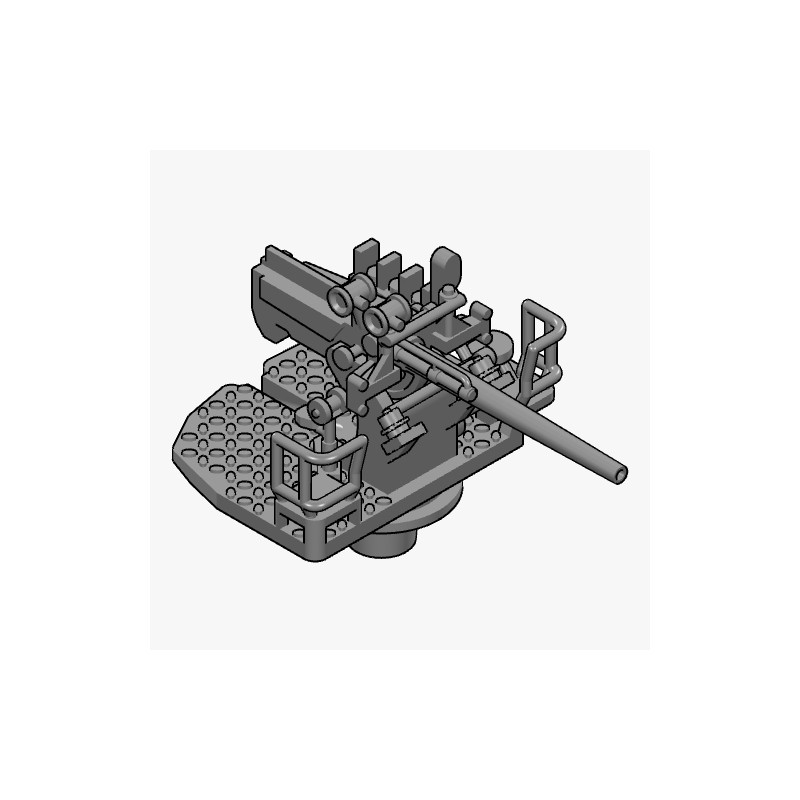 5in./25 Mk.19 gun on platform (x8)