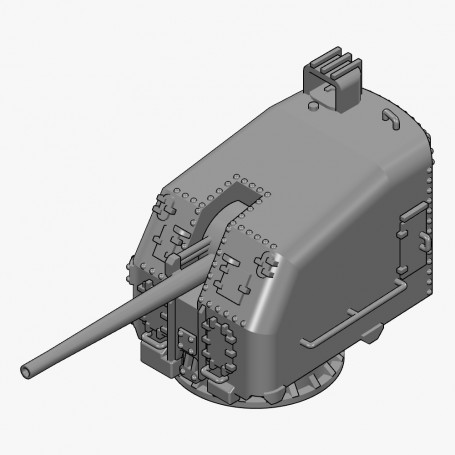 5in./38 Mk.30 gun on close mount single knukle (x4)