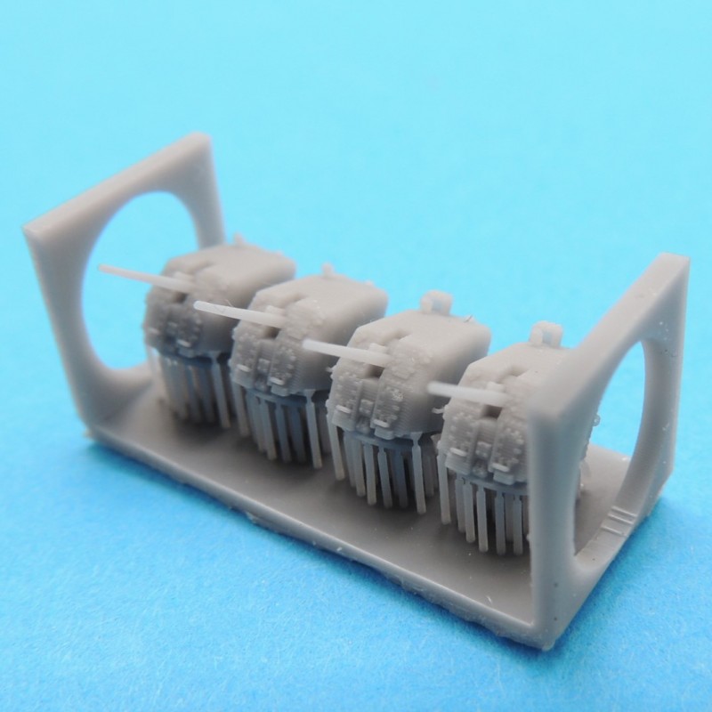 5in./38 Mk.30 gun on close mount single knukle (x4)