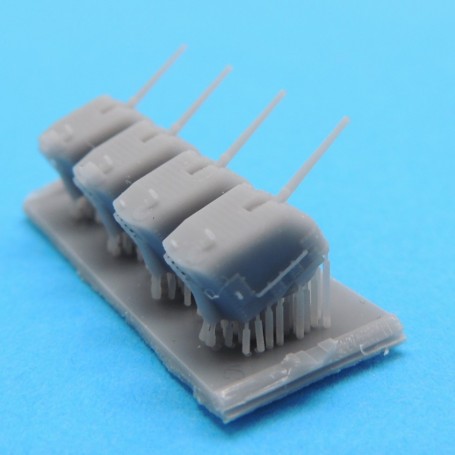 5in./38 Mk.30 gun on close mount single knukle (x4)