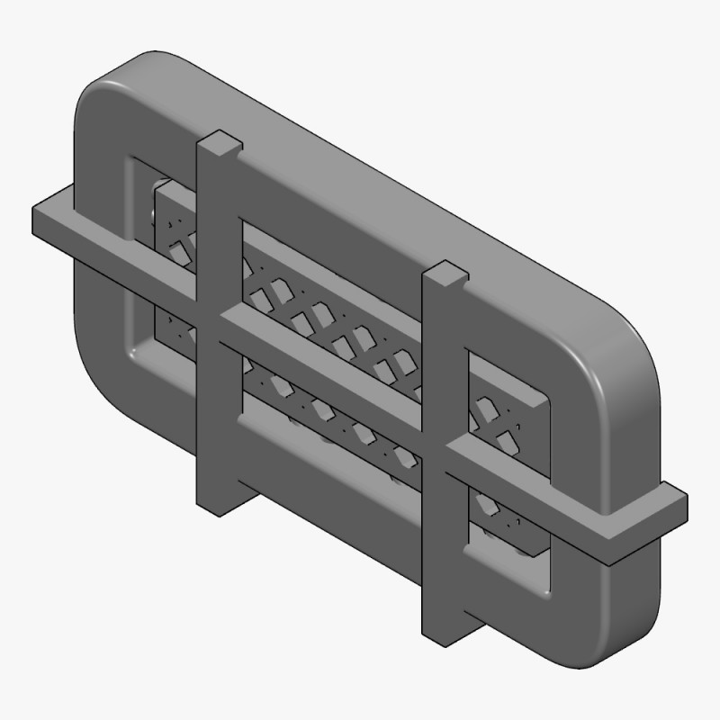 Navy 25 man balsa raft square (x18)