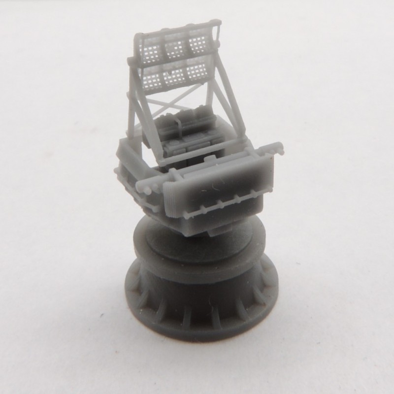 Mark 33 Gun director open roof version, with Mark 4 antenna on top (x1)