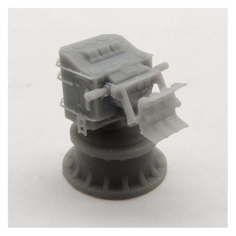Mark 33 gun director, closed top with Mark 4 antenna (x1)