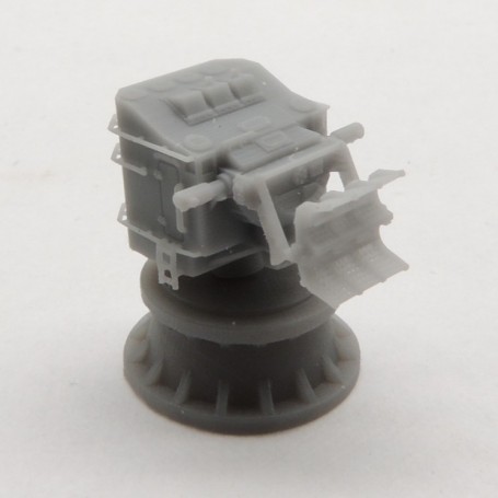 Mark 33 gun director, closed top with Mark 4 antenna (x1)