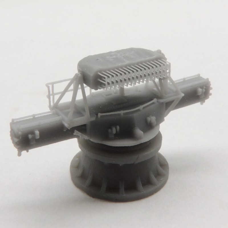 Mark 38 Main Battery Fire Control Director, 7 sided shield (x1)