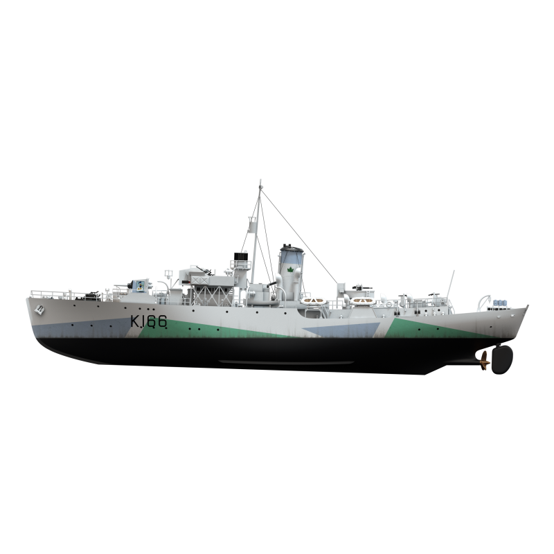 Flower class corvette - HMCS Snowberry K166