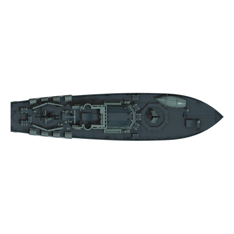 Vedette HDML (Harbour Defense Motor Launch) Type de rambardes Photo ...