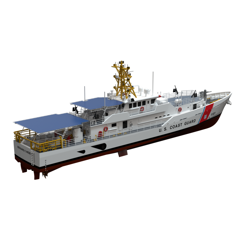 USCG Sentinel class cutter Hull Full hull