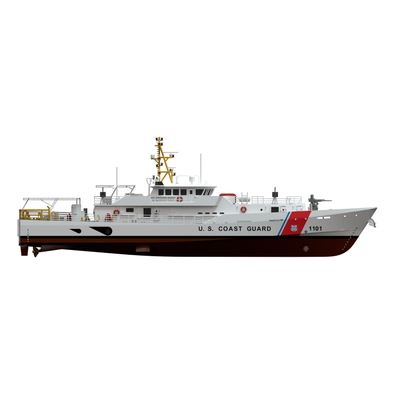 USCG Sentinel class cutter Hull Full hull