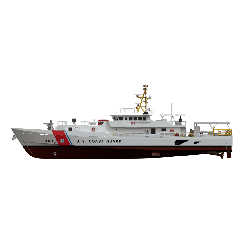 USCG Sentinel class cutter Hull Full hull