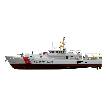 USCG Sentinel class cutter Hull Full hull