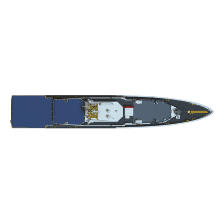 USCG Sentinel class cutter Hull Full hull