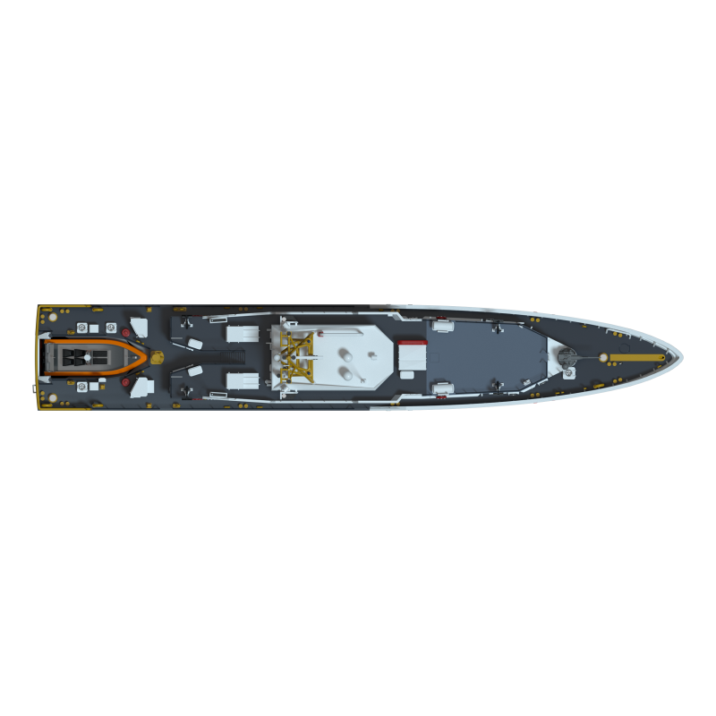 USCG Sentinel class cutter Hull Full hull