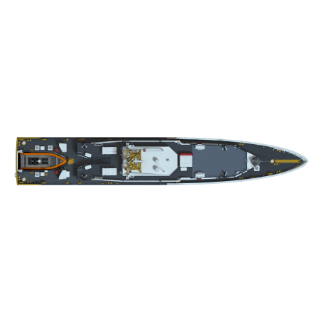 USCG Sentinel class cutter Hull Full hull