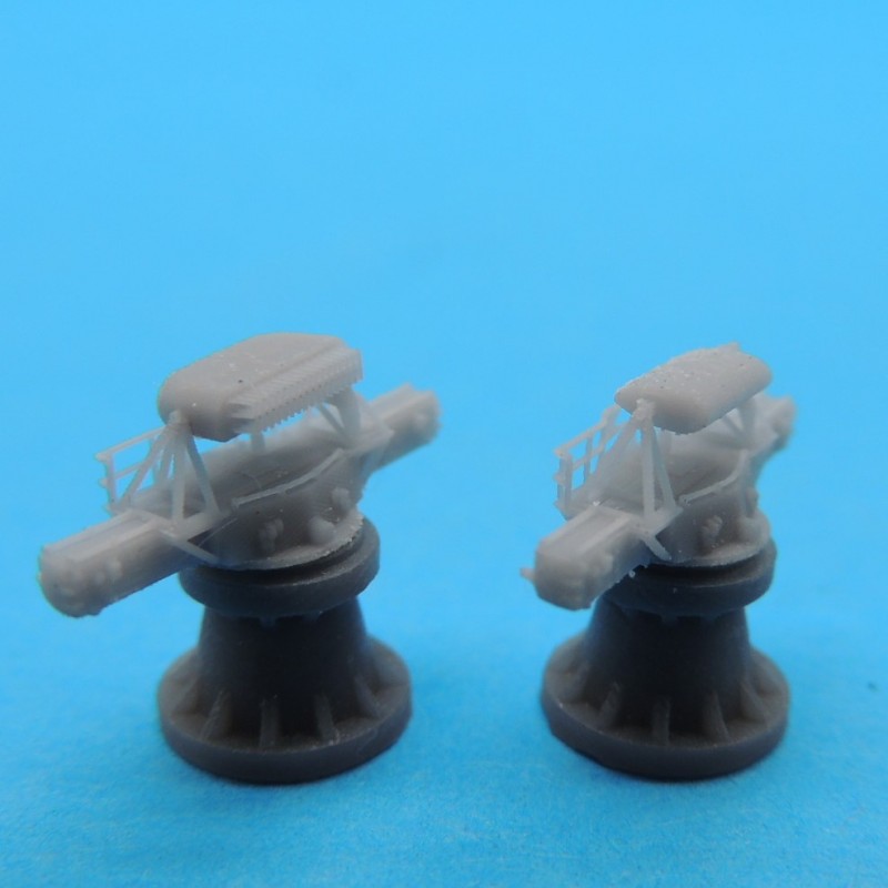 Mark 38 Main Battery Fire Control Director, 7 sided shield (x2)