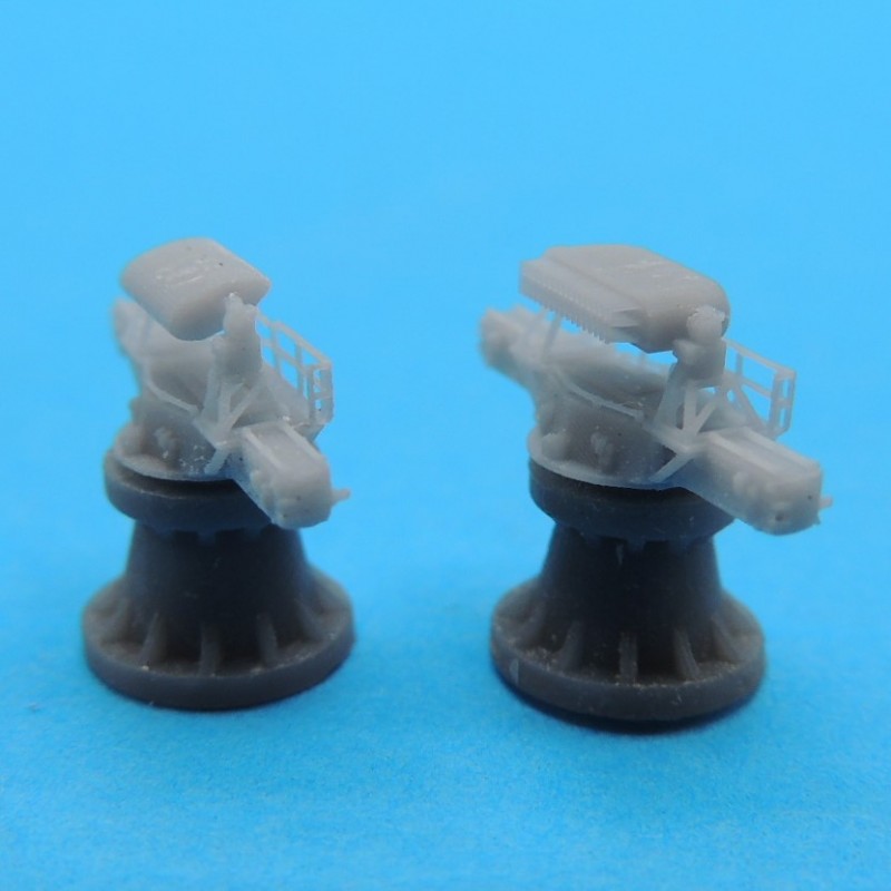 Mark 38 Main Battery Fire Control Director, 7 sided shield (x2)