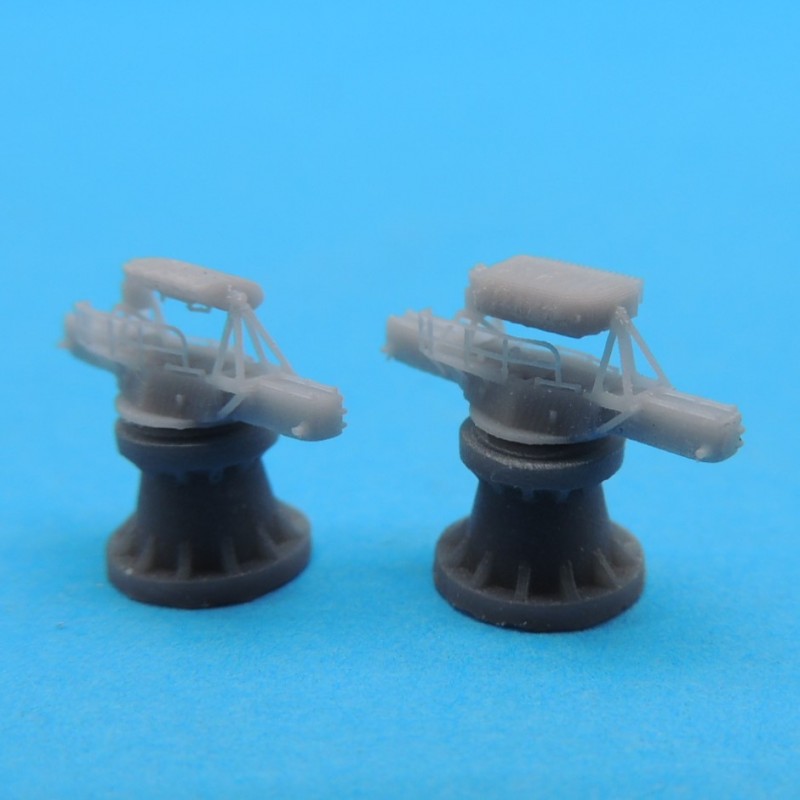 Mark 38 Main Battery Fire Control Director, 6 sided shield (x2)