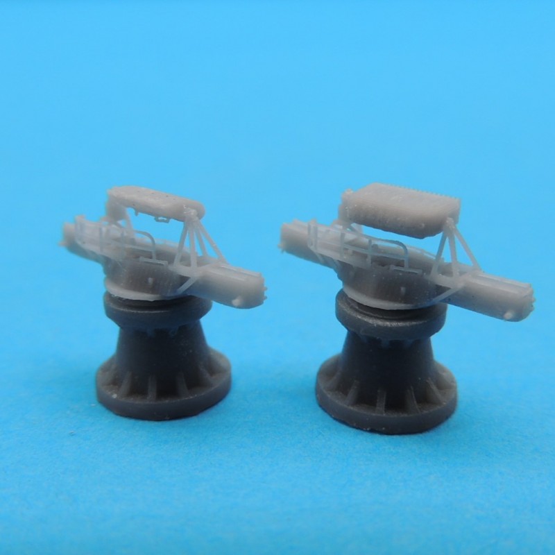 Mark 38 Main Battery Fire Control Director, 6 sided shield (x2)