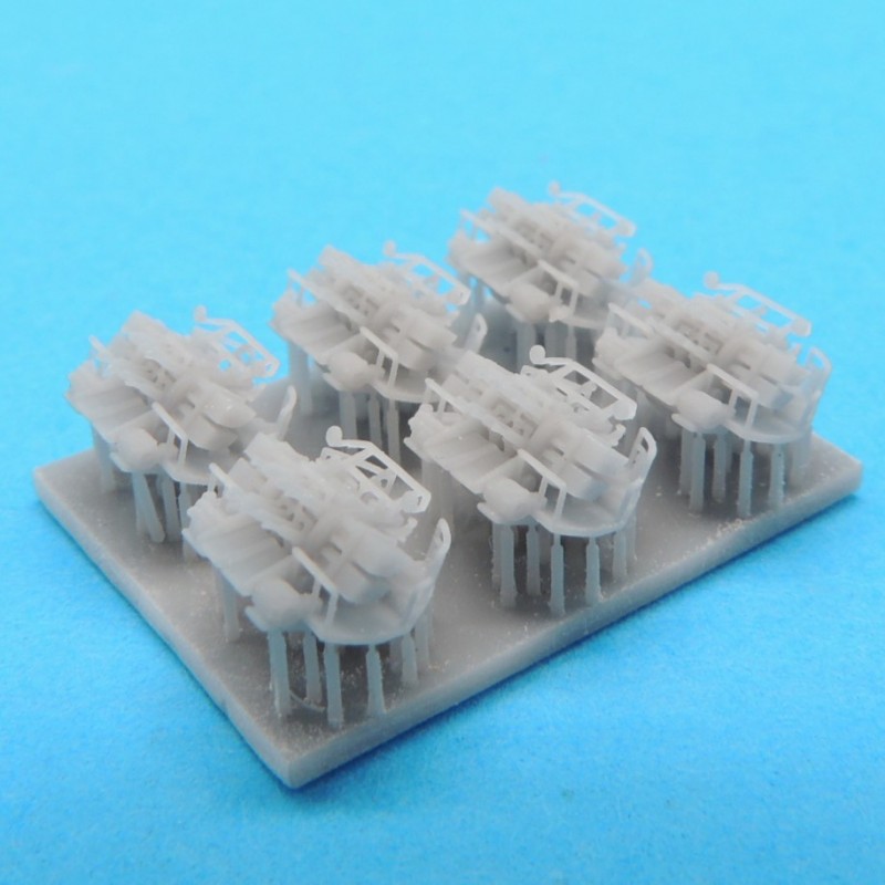 2 pdr. Pom Pom Mk.VIII gun on octuple mount Mk.V (x6)