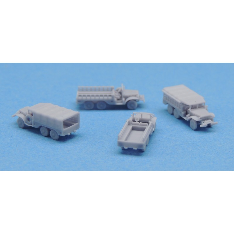 Dodge W63 6x6 châssis long (x4)