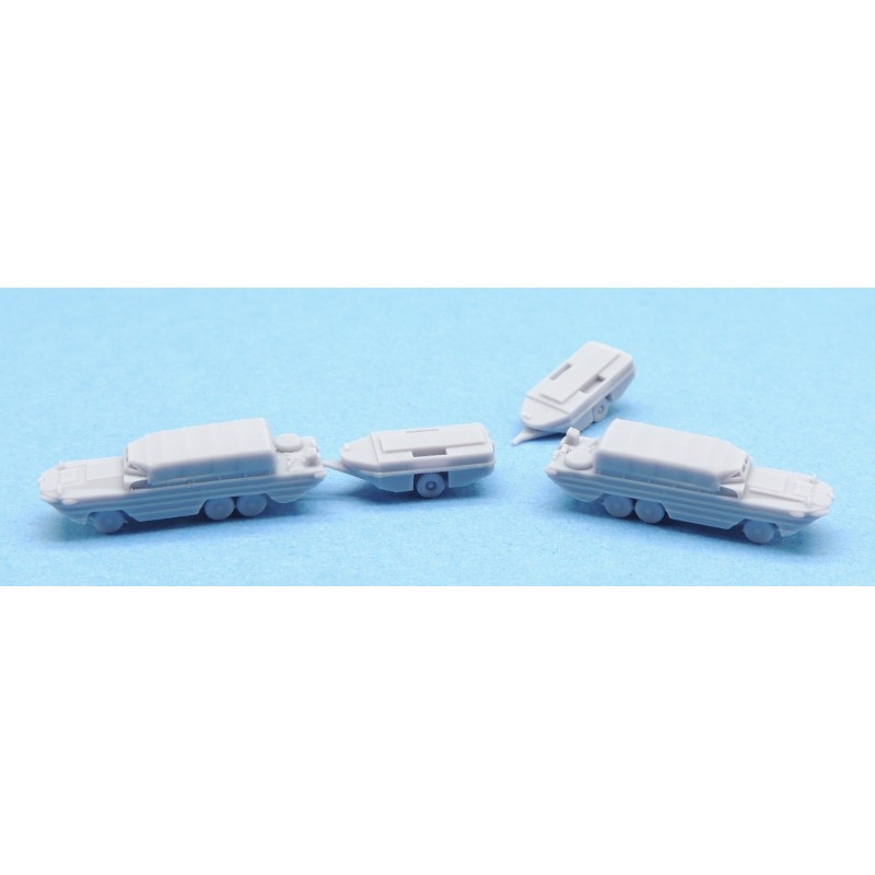 DUKW Canvas covered and trailer (x2)