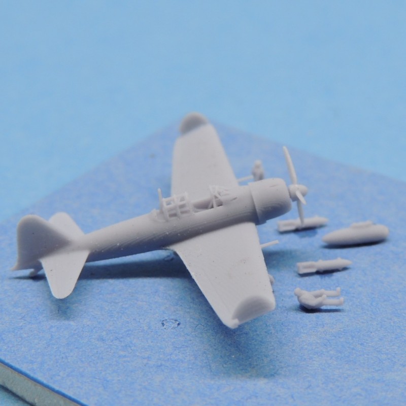 Mitsubishi A6M2 Zero wingtips folded (x1) Quantity x1