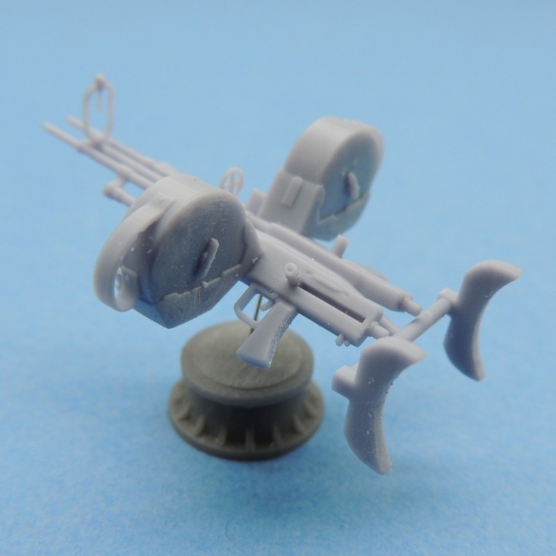 Darne 7.5mm MG twin turret version (x2)