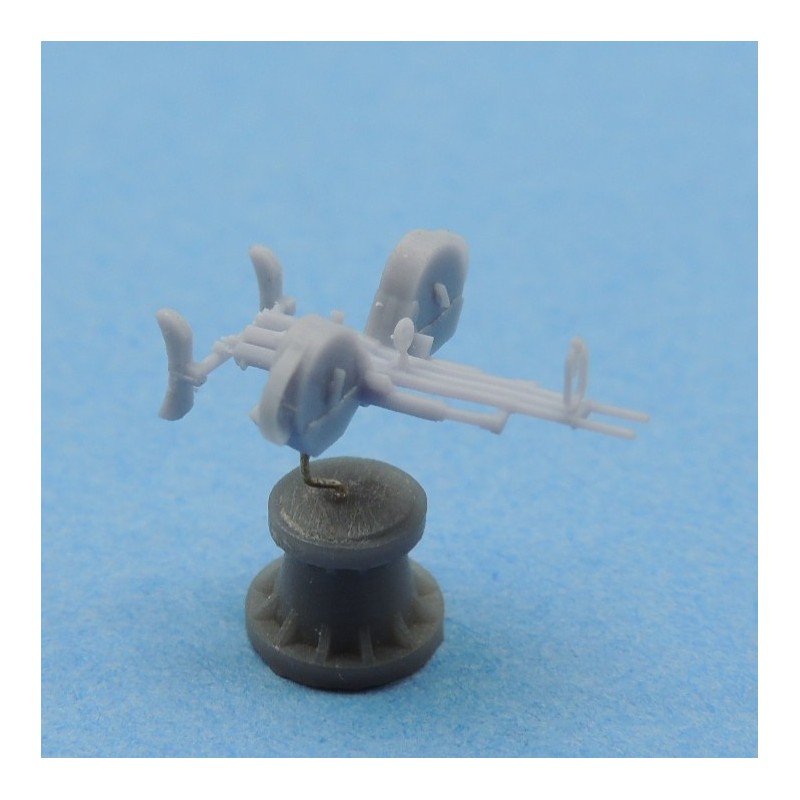 Mitrailleuse Darne double version tourelle (x2)