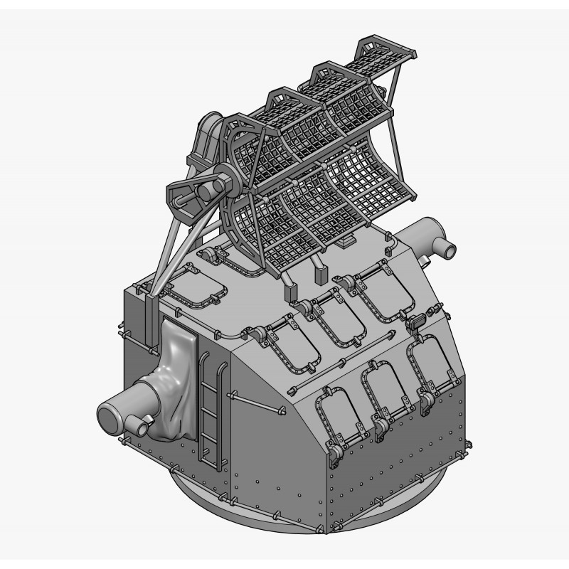 Mk.37 gun director with Mk.4 antenna (x1)