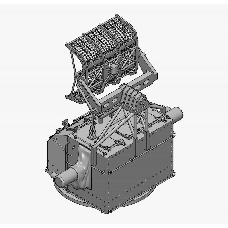 Mk.37 gun director with Mk.4 antenna (x1)