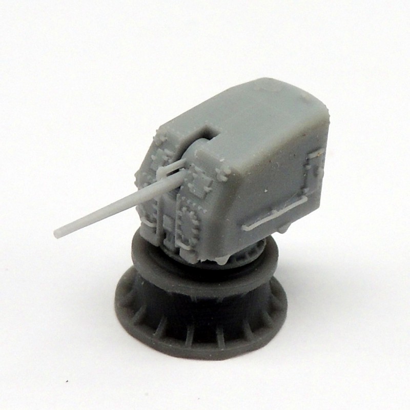 5in./38 Mk.30 gun on close mount single knukle (x2)